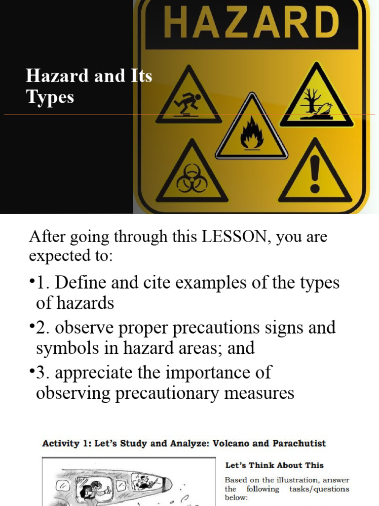B.1 Hazard and Its Types | PDF