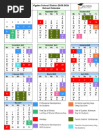 MDCPS 2025-2026 School Calendar | PDF | Academic Term | Holidays