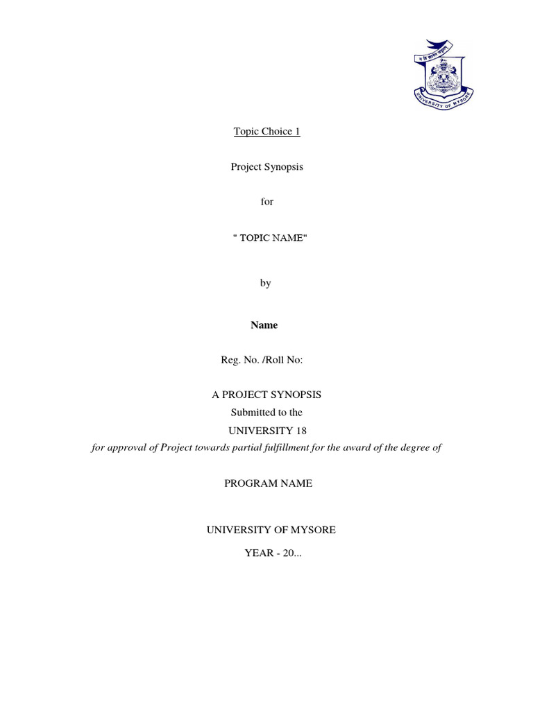 Project - Synopsis - Sample BCA MCA MSIT | PDF | Computer Science ... Project - Synopsis - Sample BCA MCA MSIT | PDF | Computer Science ...