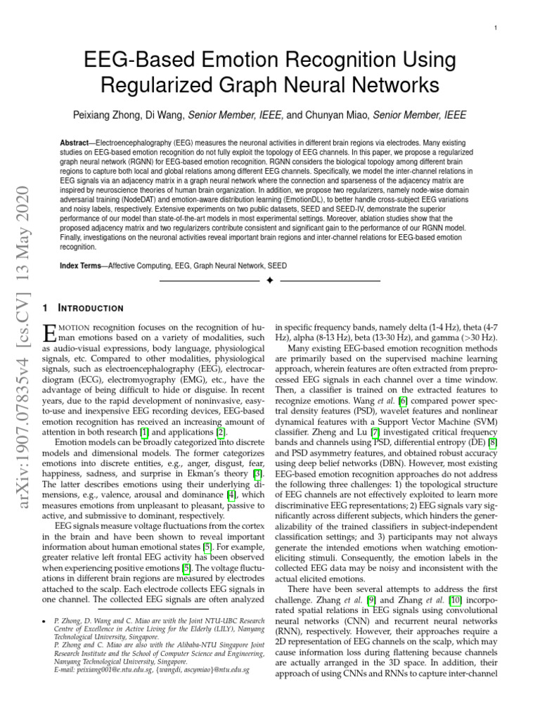 Peixiang Zhong, Chunyan Miao | PDF | Applied Mathematics