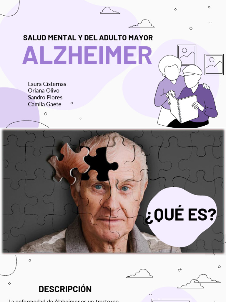Alzheimer Salud Mental y Adulto Mayor | PDF | Enfermedad de Alzheimer | Medicina CLINICA