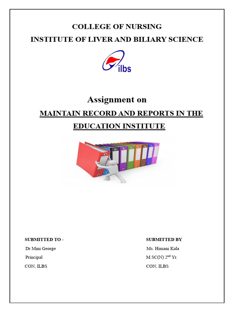 Maintain records and reports | PDF | Information Security | Records ...