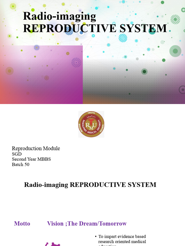 Imaging of Reproductive System | PDF | Medical Imaging | Medicine