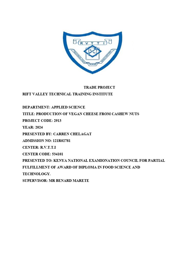 Carren's Project | PDF | Cheese | Veganism