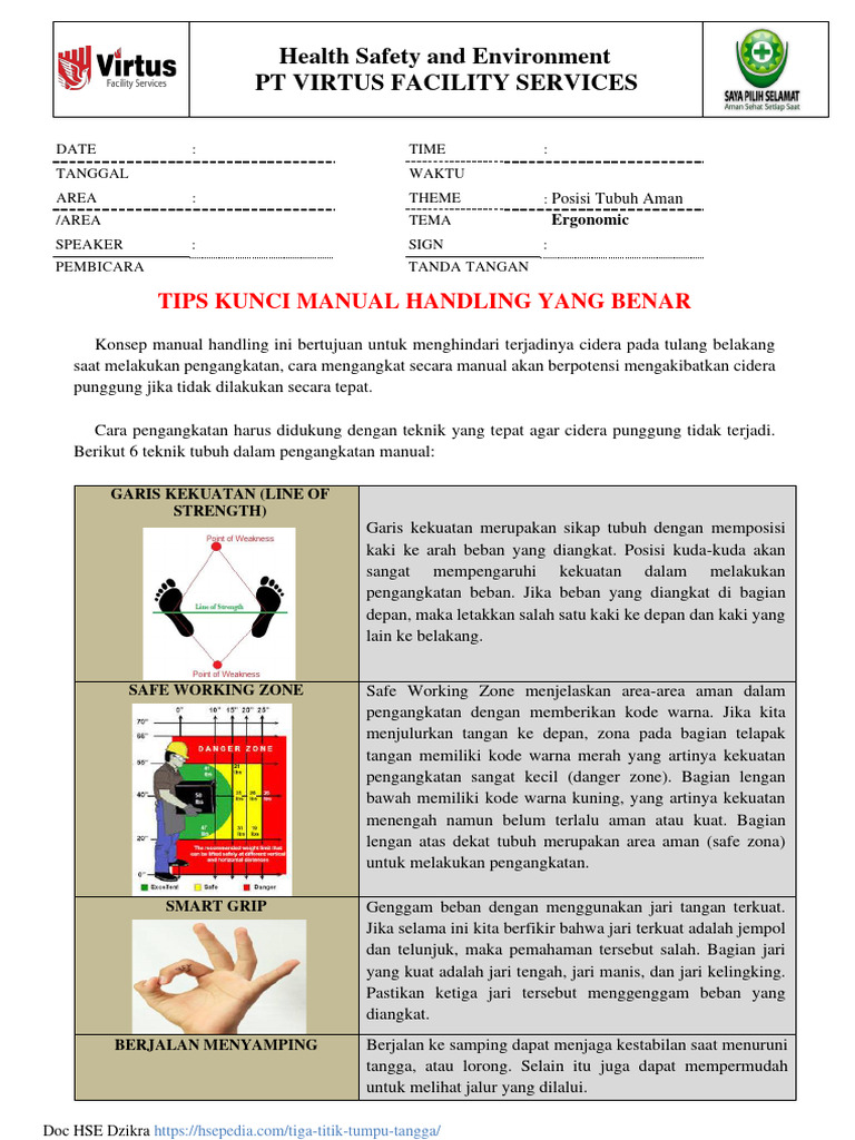 Vgr 9 Tips Manual Handling Yang Benar Pdf