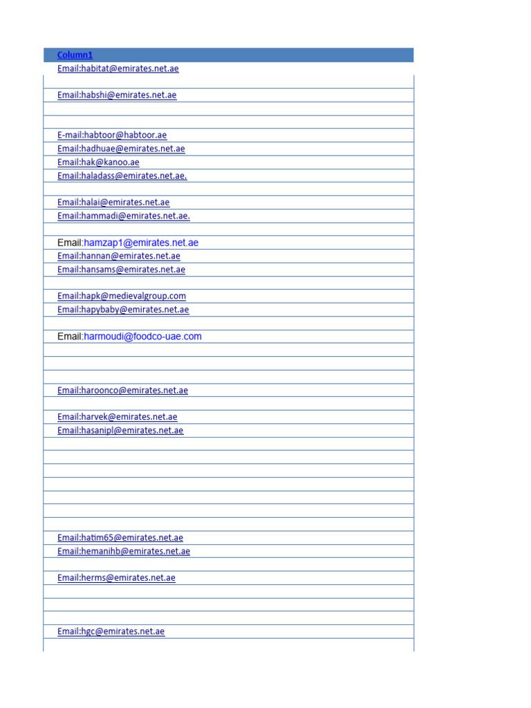 Dubai Trading Company Customers | PDF | Business | Computers