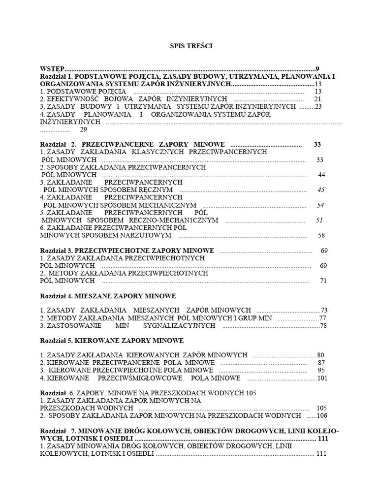 Budowa I Pokonywaniew Zapór Inżynieryjnych Pdf