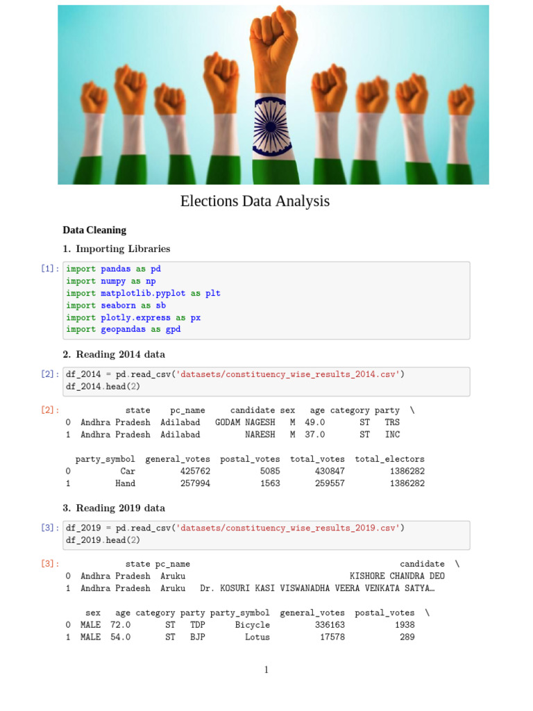 Election Data Analysis Guide | PDF | Government | Democracy