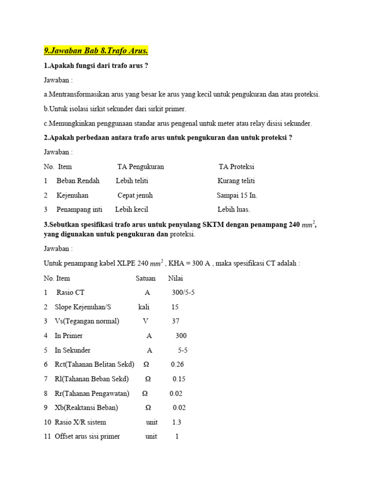 Transformator Arus | PDF