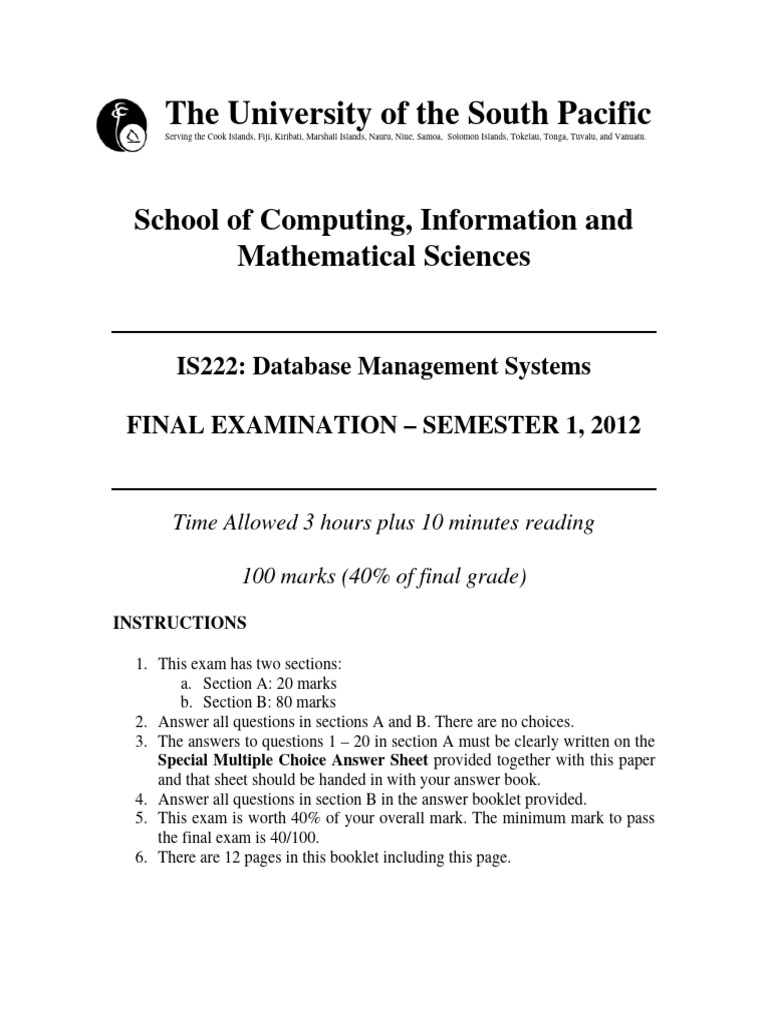 IS222 Semester 1, 2012 | PDF | Information Technology Management | Software Design