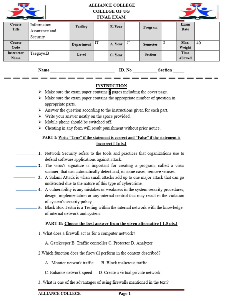 Info Ashu 5th FINAL - Exam | PDF | Key (Cryptography) | Public Key Cryptography