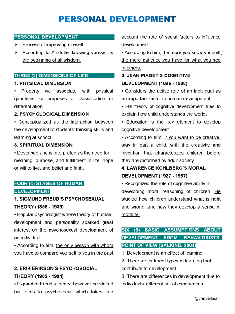 Personal Development | Download Free PDF | Stress (Biology) | Identity (Social Science)