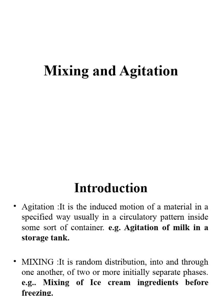 Mixing Pdf Physical Sciences Materials