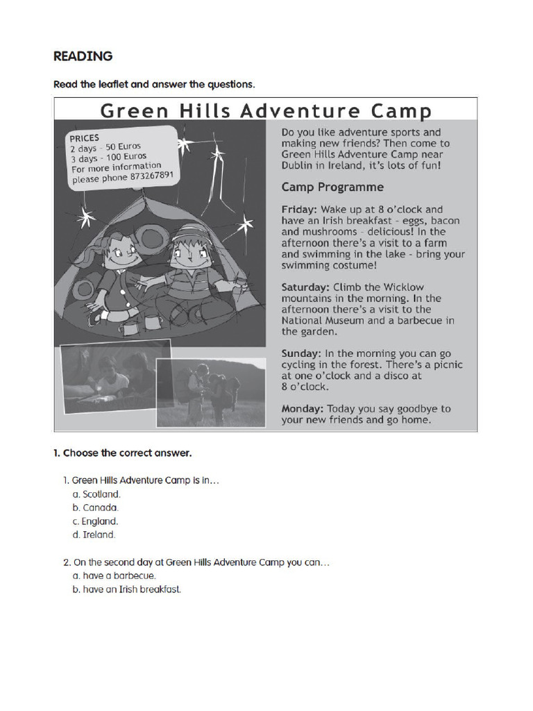 Diagnostic Test 5th | PDF