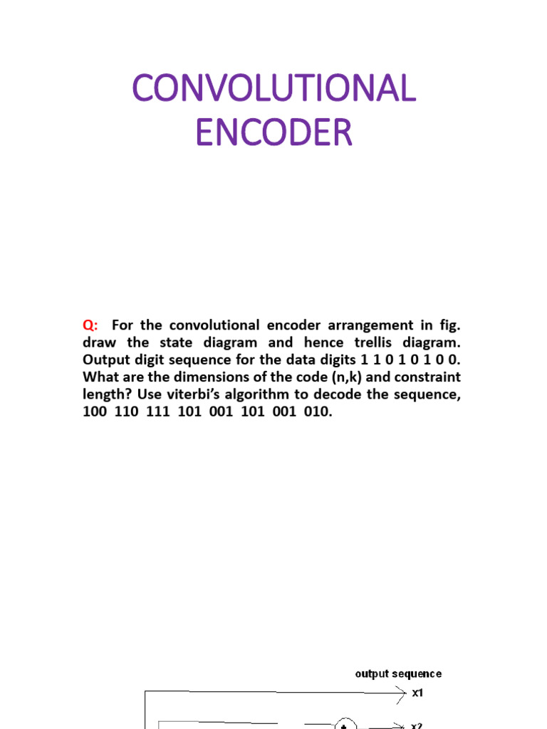 Convolutional Encoder Pdf Algorithms Computer Programming 5834