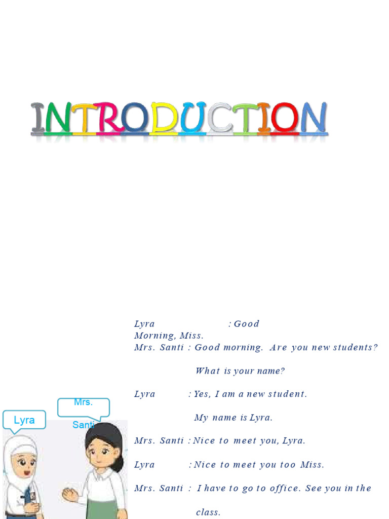 Introduction Activities for 7th Grade English | PDF