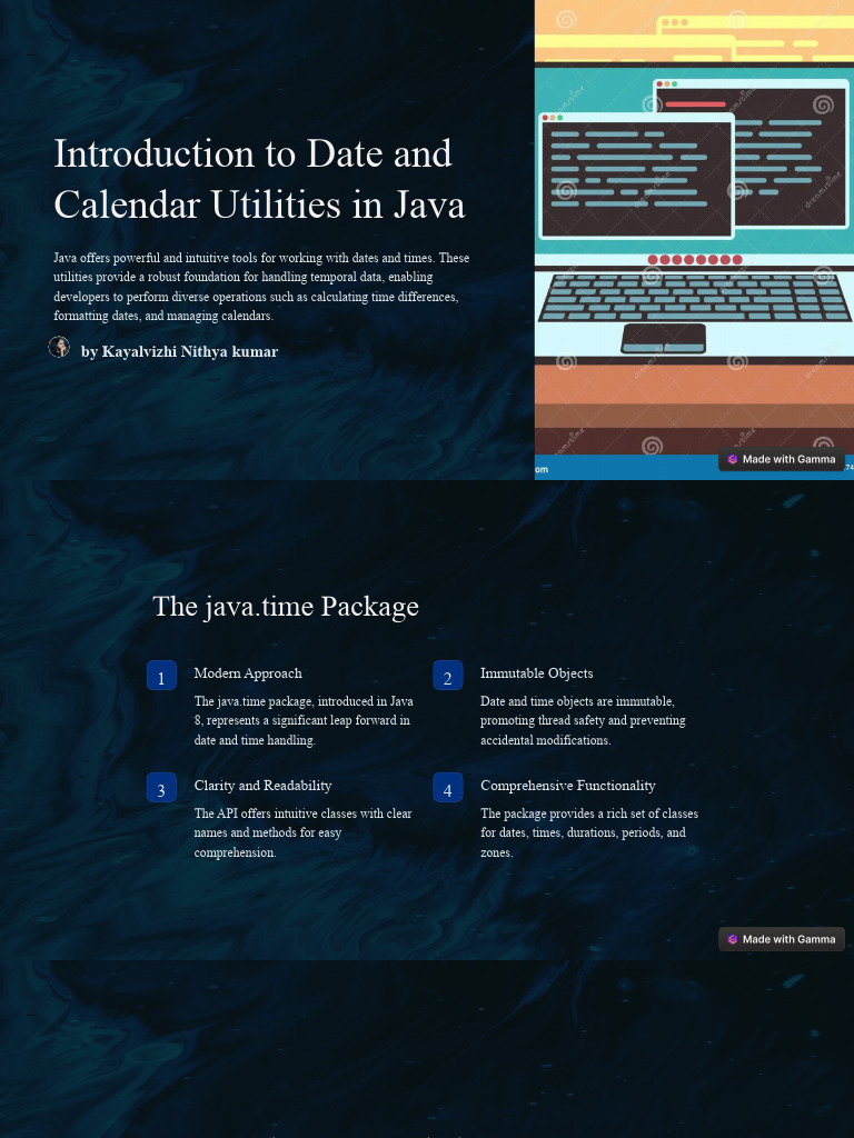 Introduction To Date and Calendar Utilities in Java | PDF | Class (Computer Programming) | Java ...