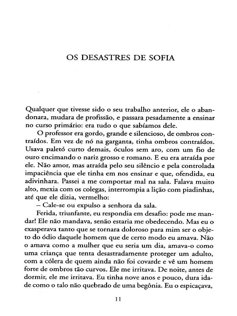 Os Desastres de Sofia | PDF