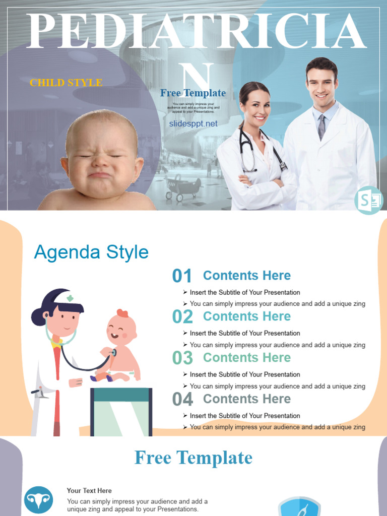 Pediatric Kids Template | PDF | Multimedia | Communication Design