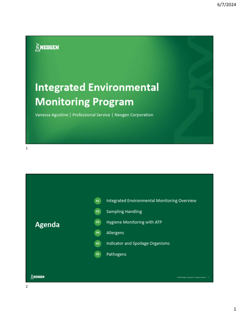 Vanessa - Integrated Environmental Monitoring Program | PDF ... Vanessa - Integrated Environmental Monitoring Program | PDF ...
