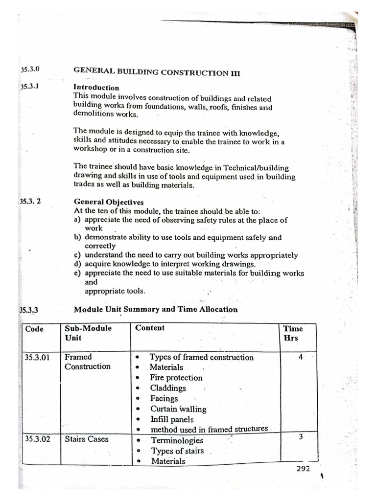 GBC III Course Outline | PDF