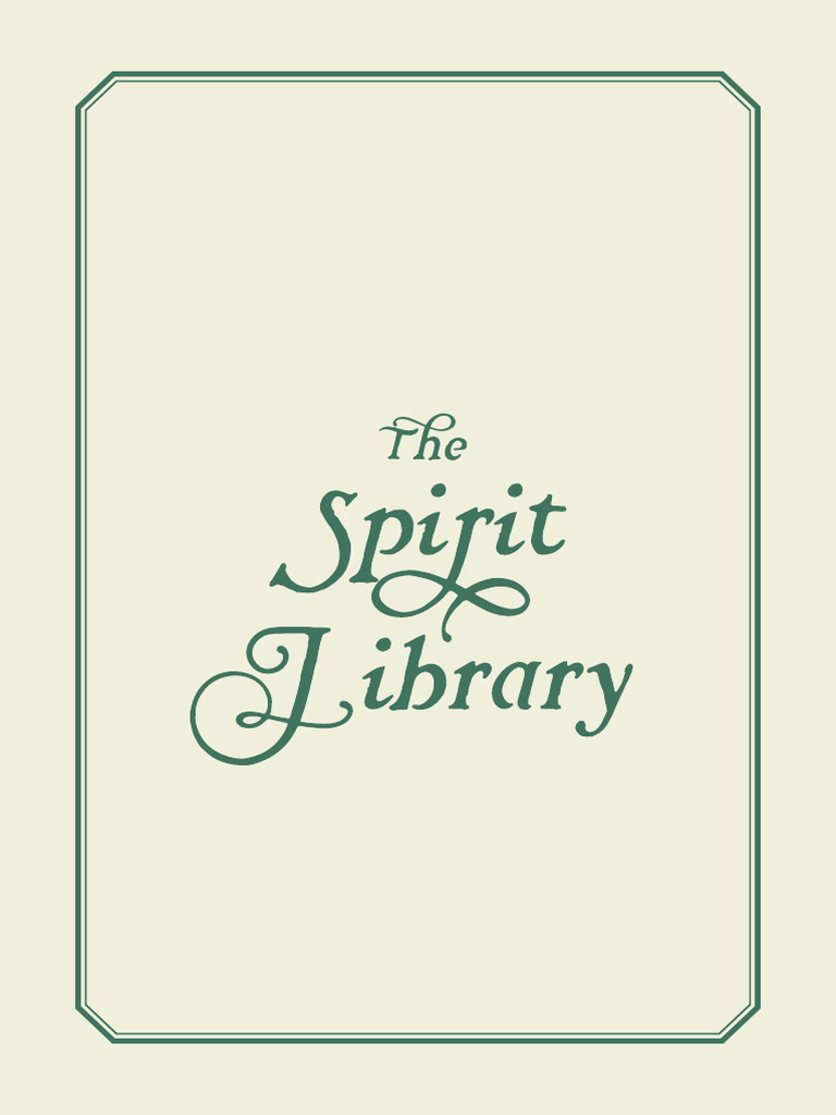 Spirit Library | PDF