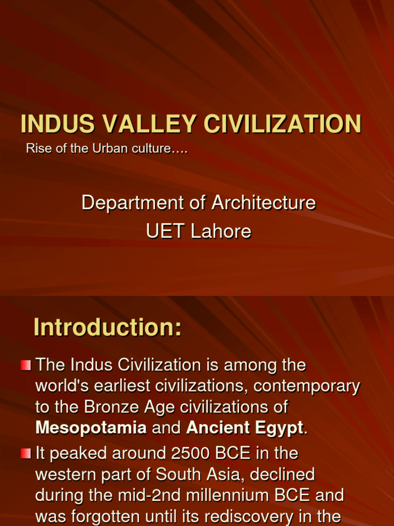 Indus Valley Civilization Part-1 | PDF