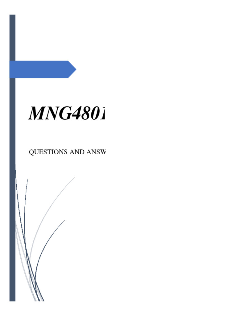 MNG4801 Assignment 2 2024 | PDF | Strategic Management | Competitive Advantage