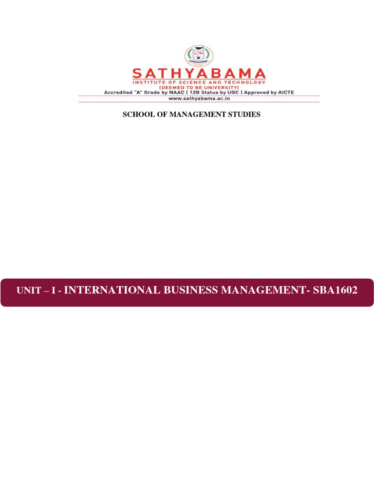 Ibm Vtu Mba | PDF | World Trade Organization | Uruguay Round