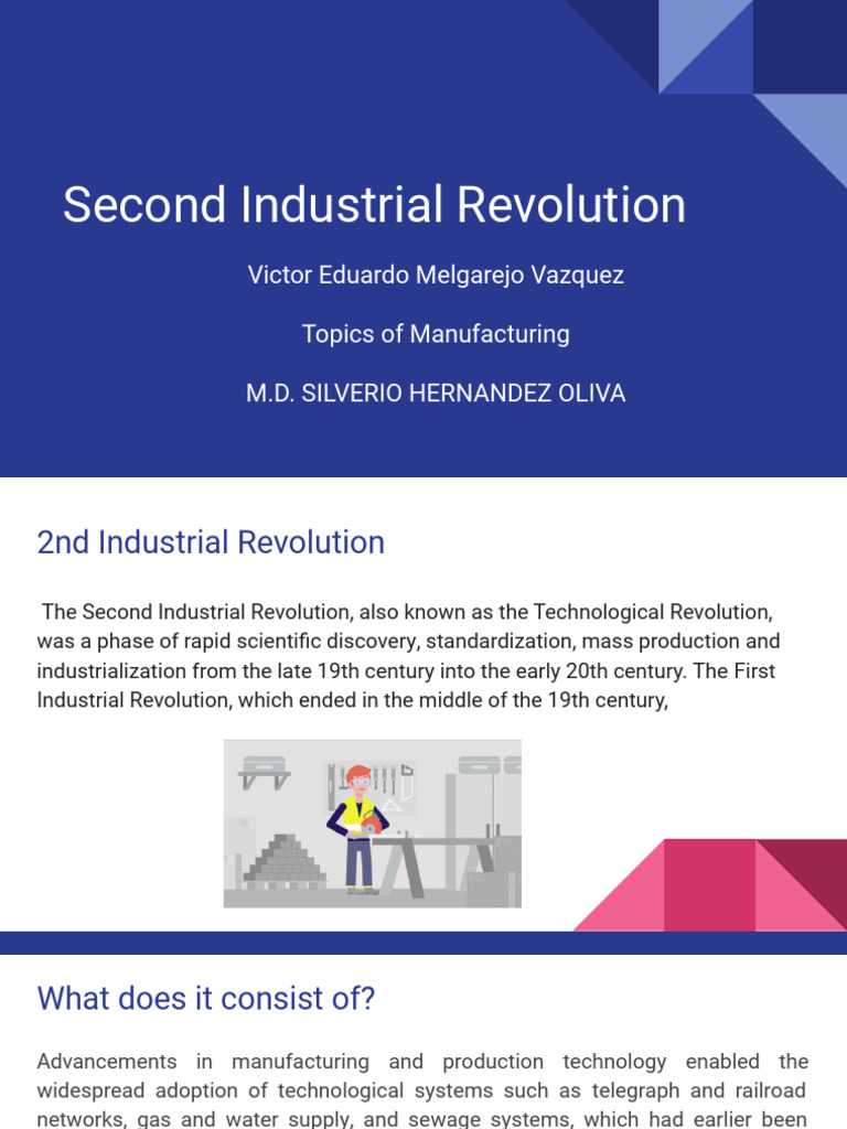 Second Industrial Revolution | PDF | Rail Transport | Industrial Revolution