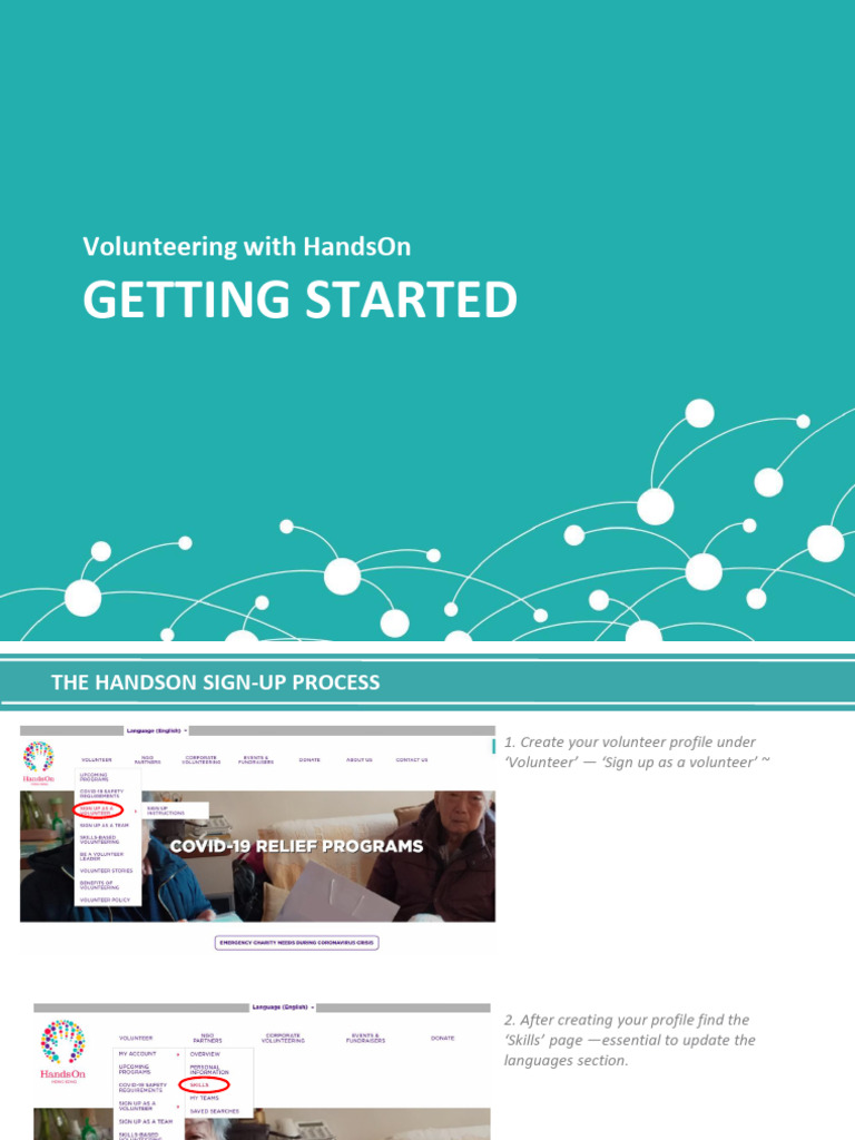 How to Volunteer with HandsOn Guide | PDF | Career & Growth | Finance & Money Management