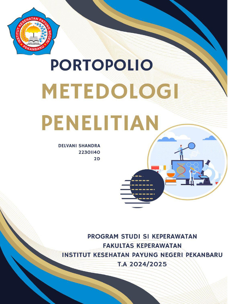 Delvani Shandra - 2D - Portopolio Metedologi Penelitian | PDF | Karier & Perkembangan | Seni