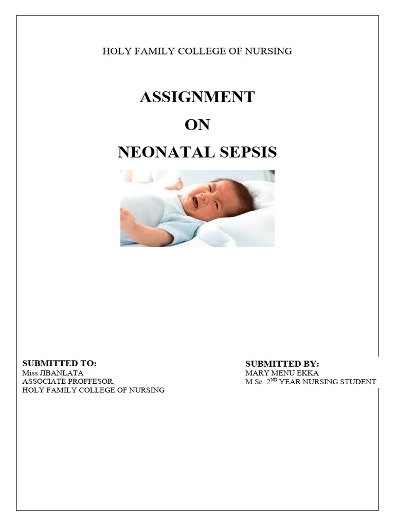 Understanding Neonatal Sepsis: Causes & Care | PDF | Sepsis | Neonatal ...