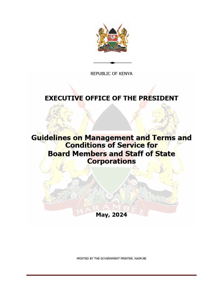 Formatted Final Guidelines 24.5.2024 | PDF | Attorney General | Governance