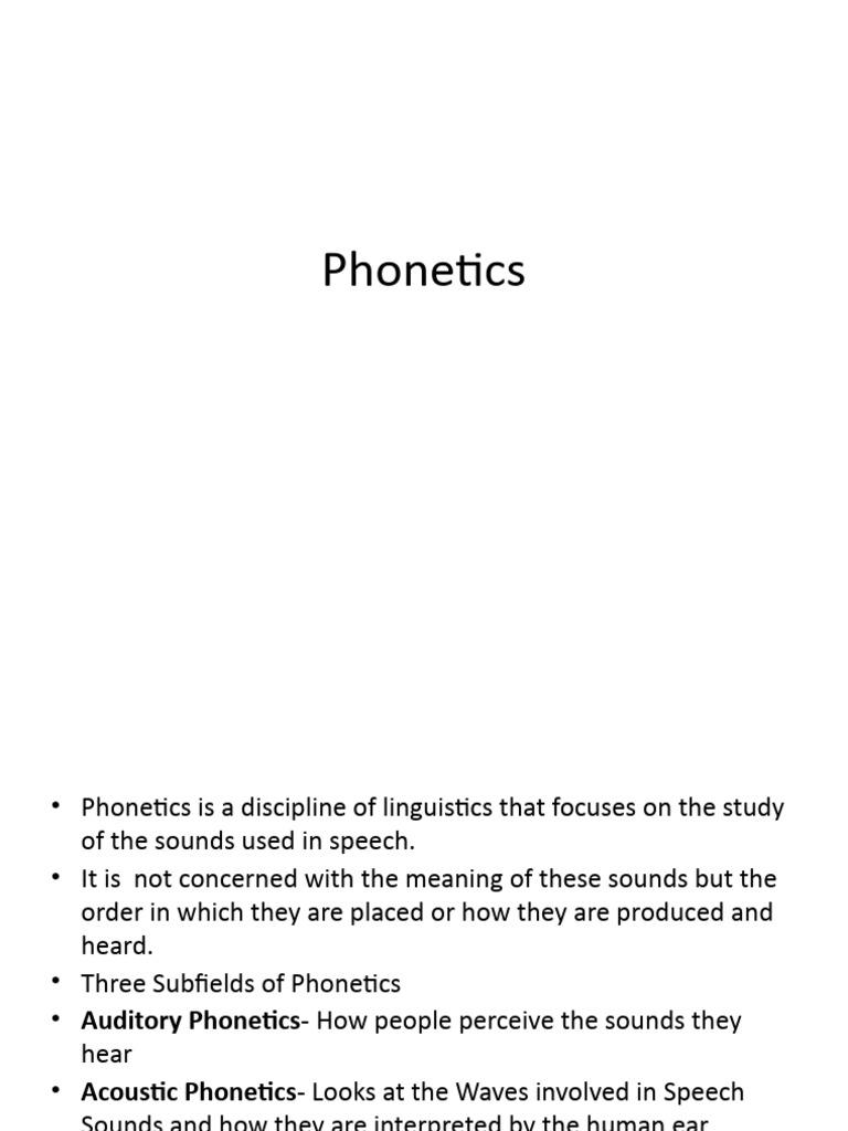 20 Phonetics | PDF | Phonetics | Stress (Linguistics)