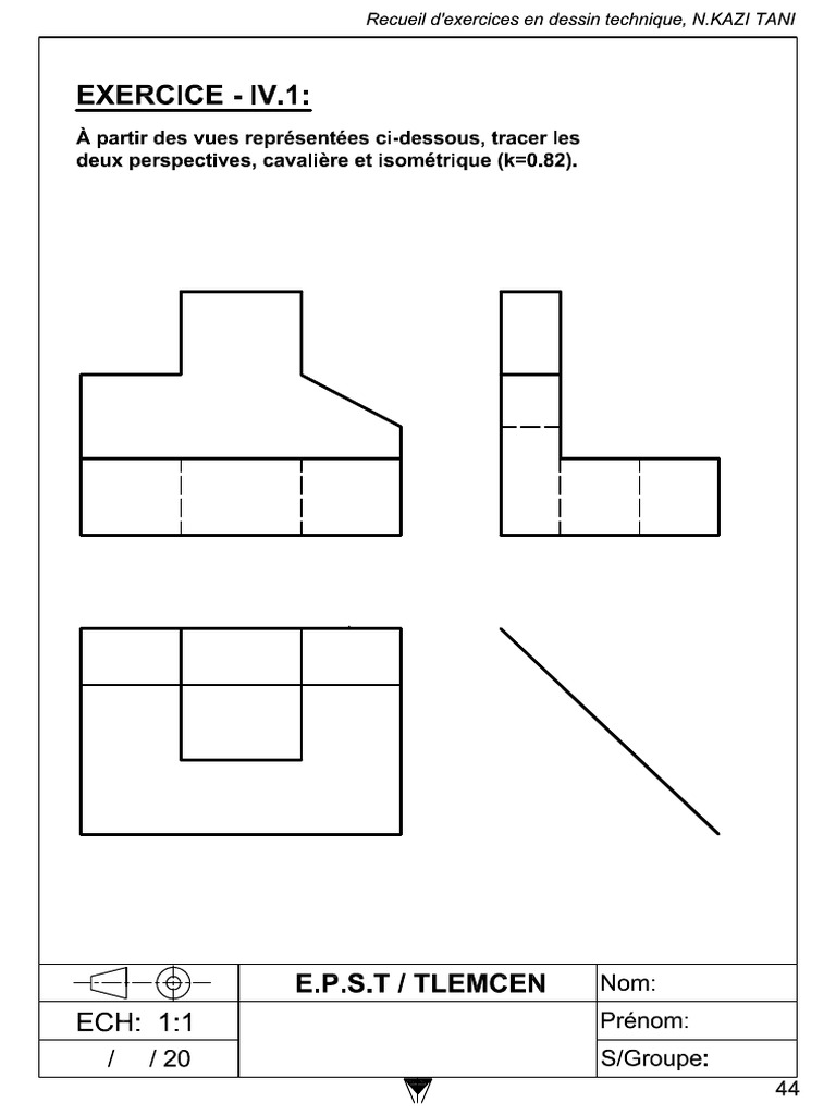 Exercie Dessin MA | PDF