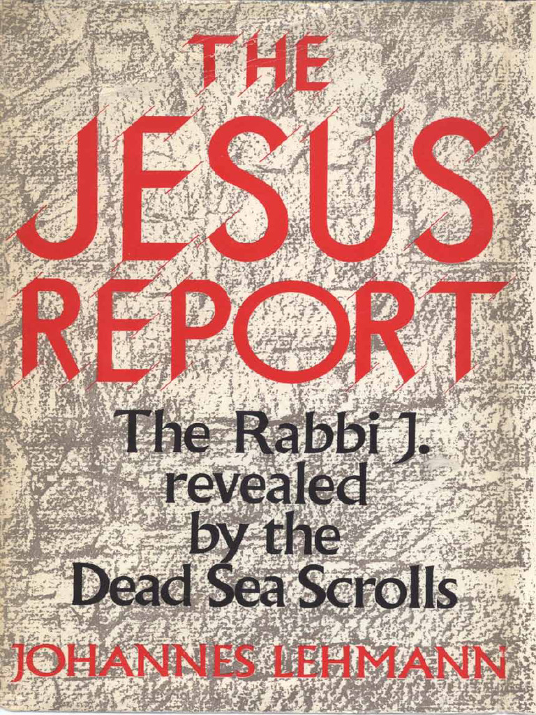 LEHMANN (Johannes) - The Jesus Report (1971) | PDF | Pharisees | Jesus