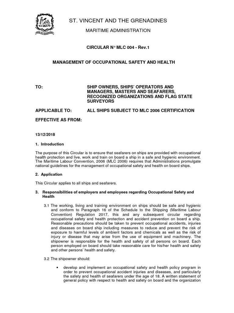 Management of Occupational Safety and Health | Download Free PDF ...