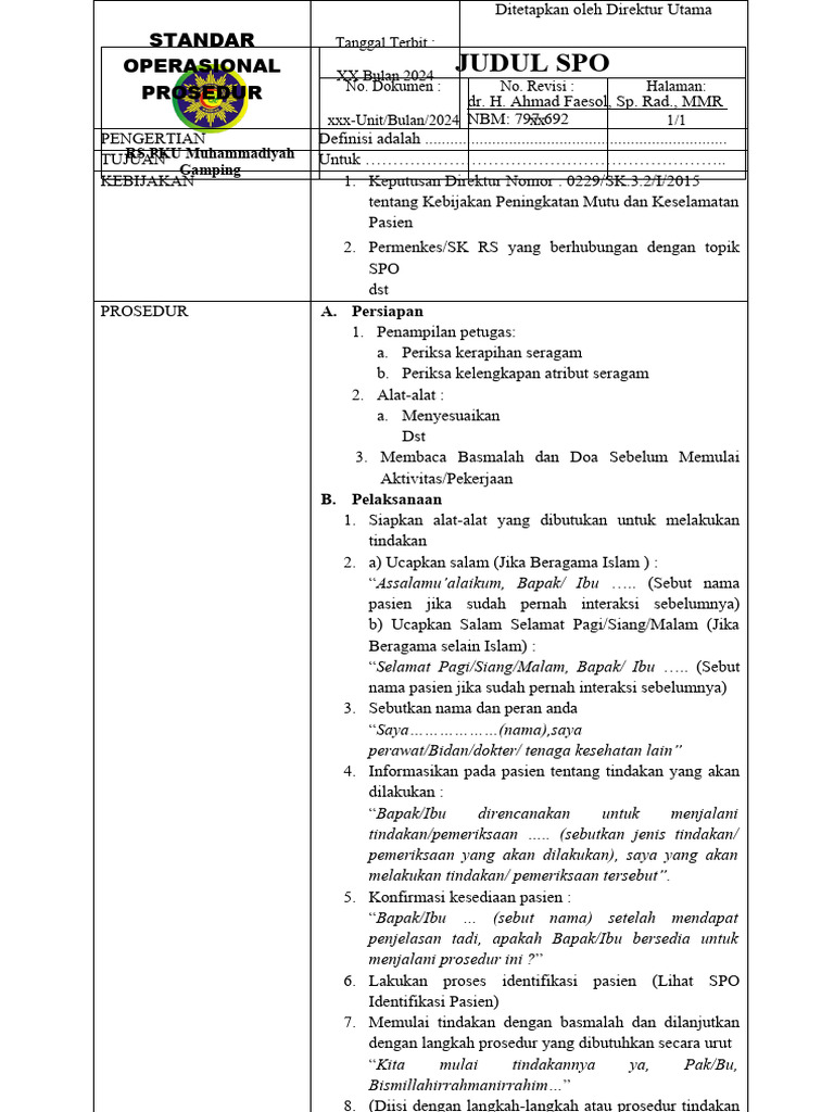 Template SPO New 2024 | PDF