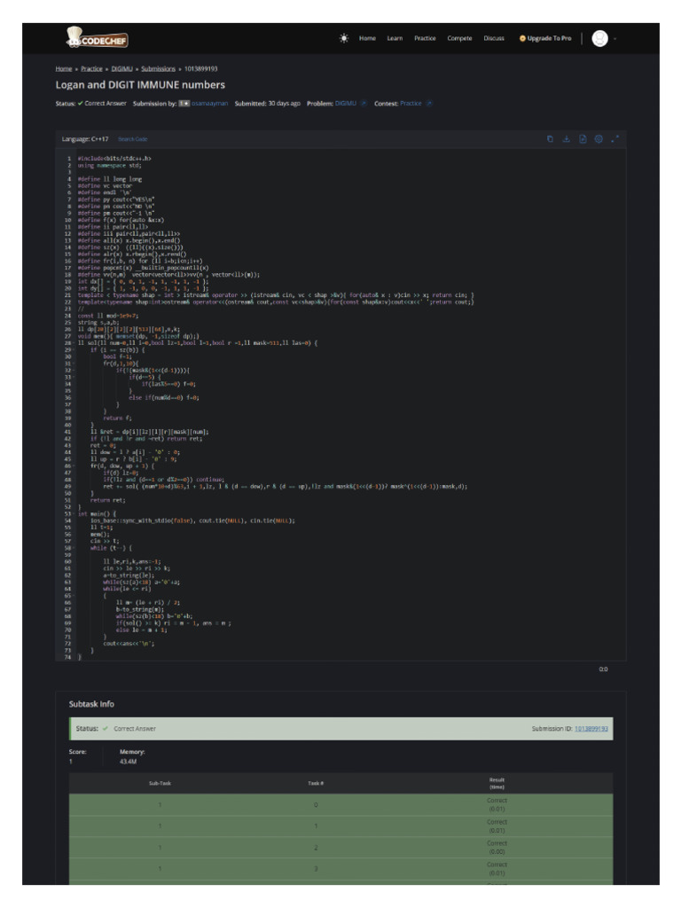 Special Number Digit DP Method 2 | PDF