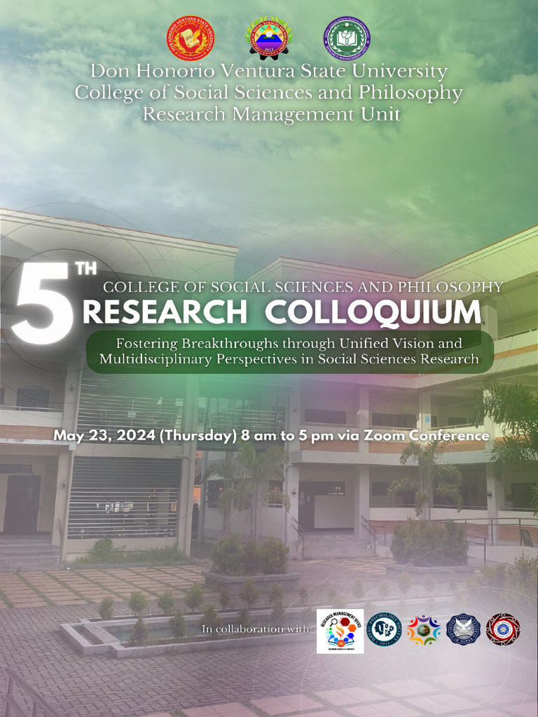 5th CSSP Research Colloquium Programme | PDF | Behavioural Sciences ...