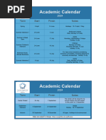 UniSQ - Student Academic Calendar 2026 - Trimesters | PDF | Observances