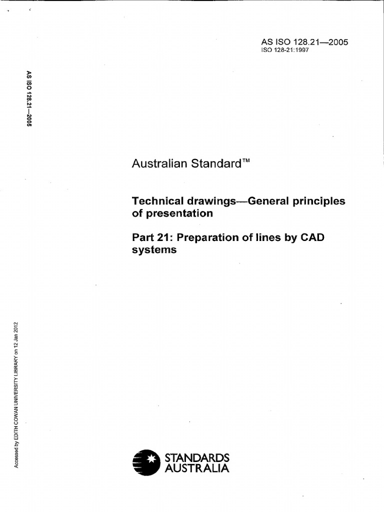 Iso 128-21 | PDF