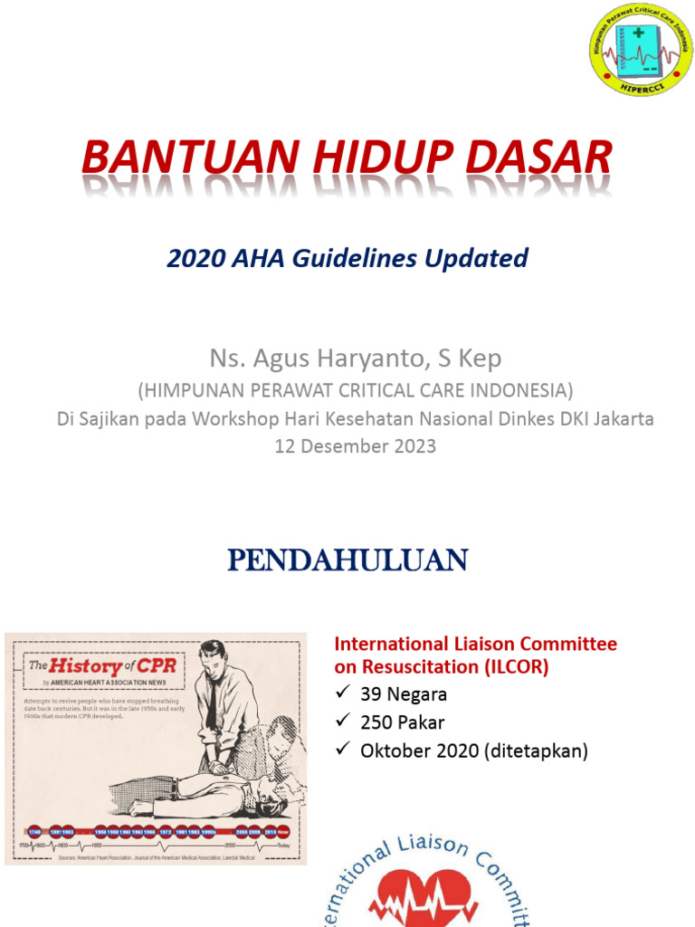 Panduan BLS AHA 2020 Terbaru | PDF | Kesehatan Holistik