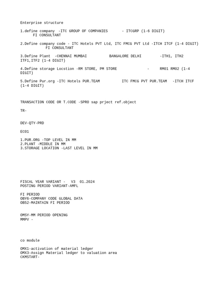 Enterprise Structure | PDF | Computing