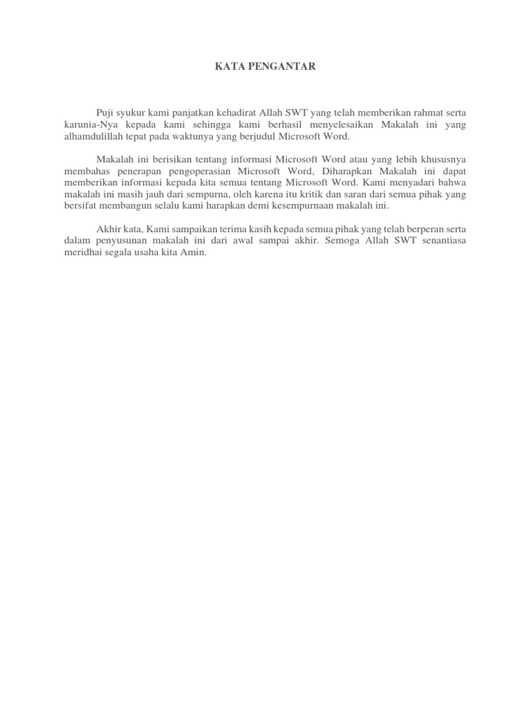 Panduan Microsoft Word | PDF