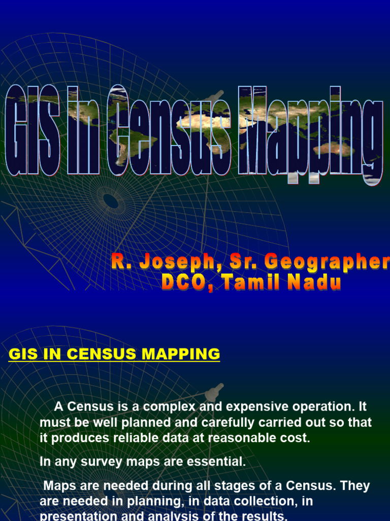 Census of India 2011-GIS in Census Mapping | PDF | Census | Geographic ...
