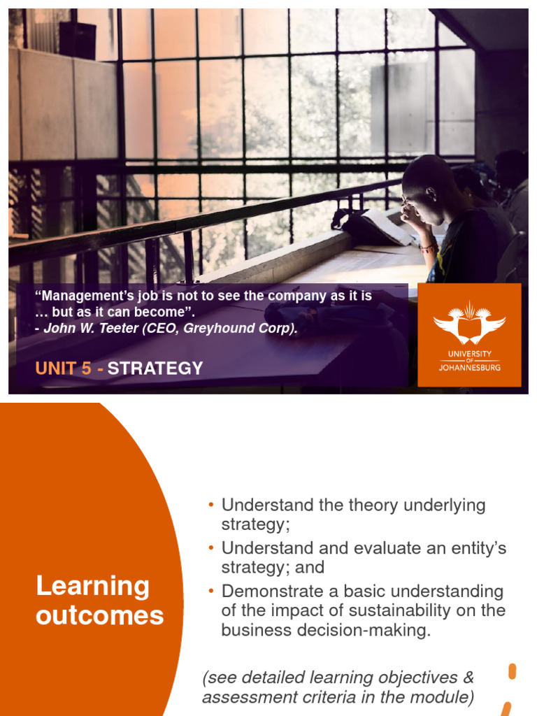 240S3BCTQ4 Unit4 Strategy LecturePresentation2024 | PDF | Strategic ...