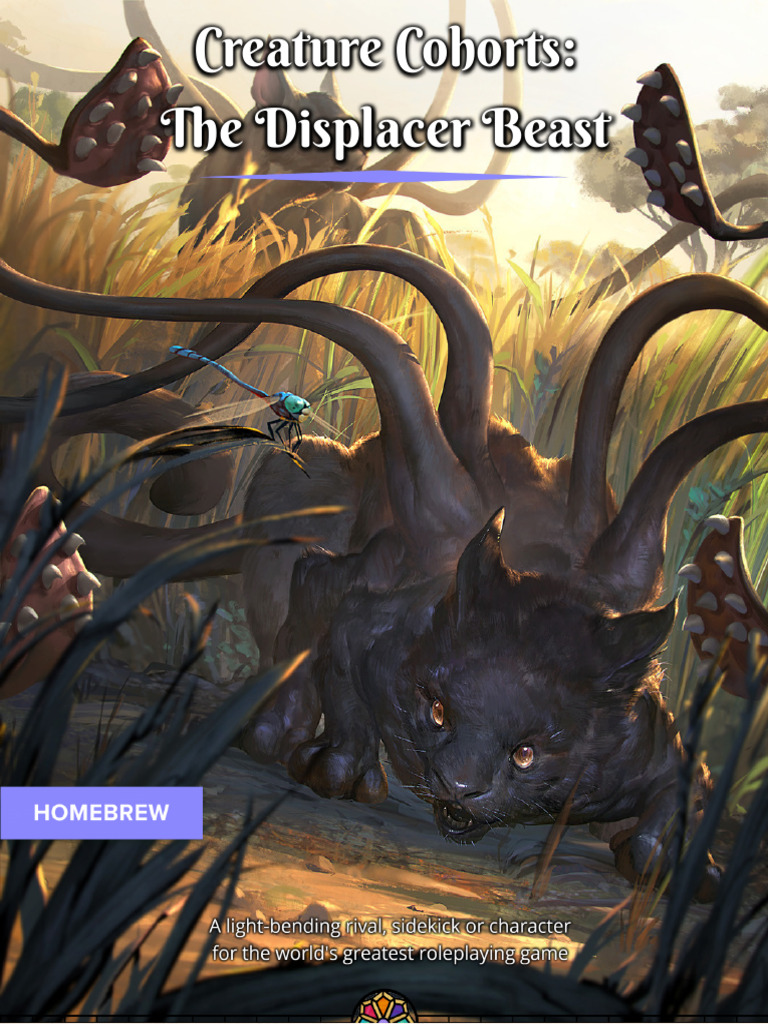 Displacer Beast Overview for D&D 5E | PDF