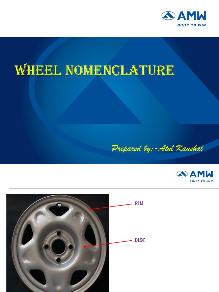 Wheel Nomenclature | PDF